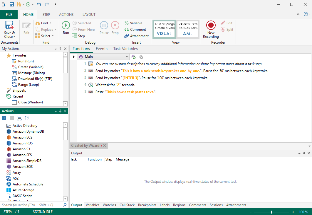 Task Builder Overview